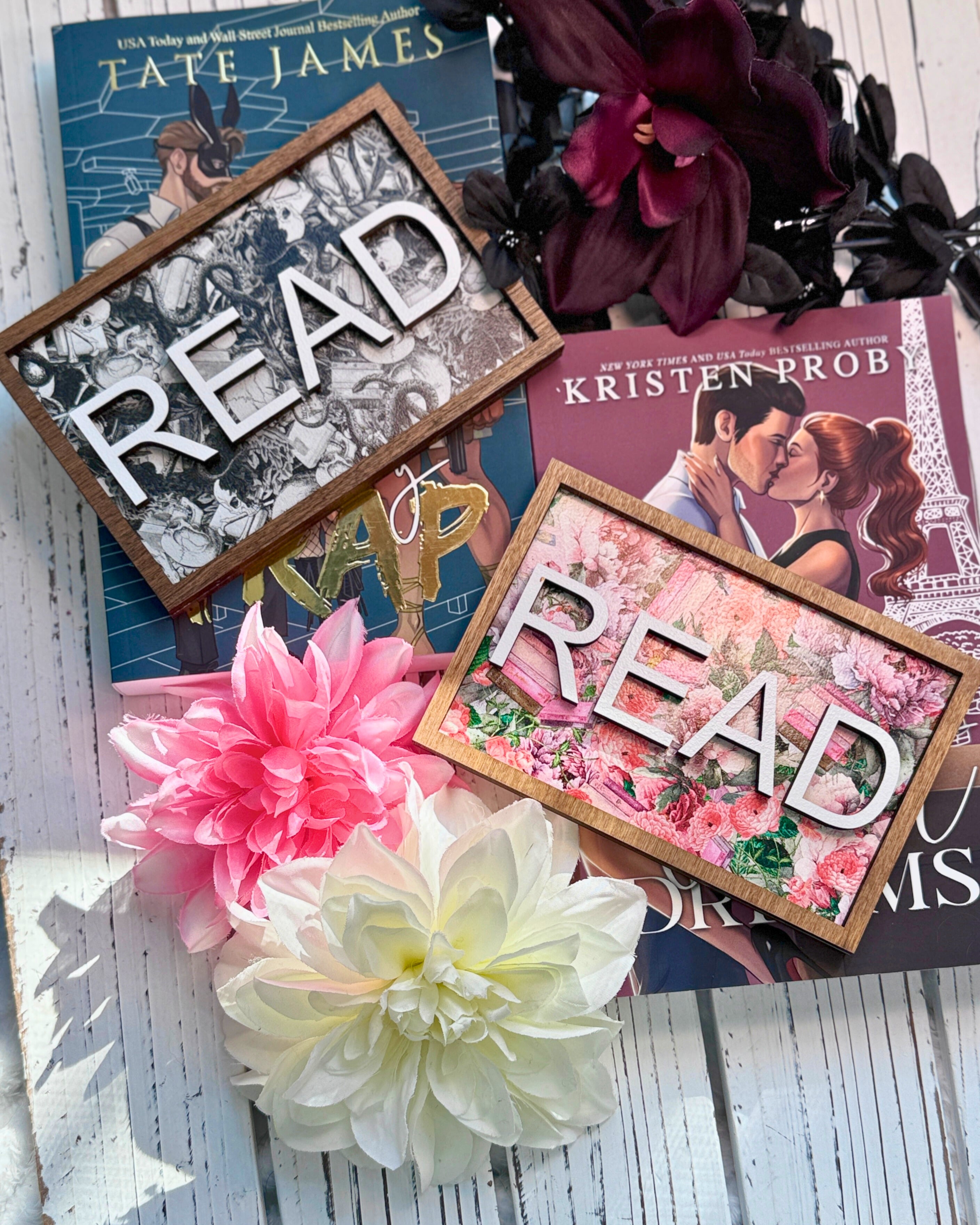 Sweet & Spicy "READ" Shelf Signs – firedrakeartistry