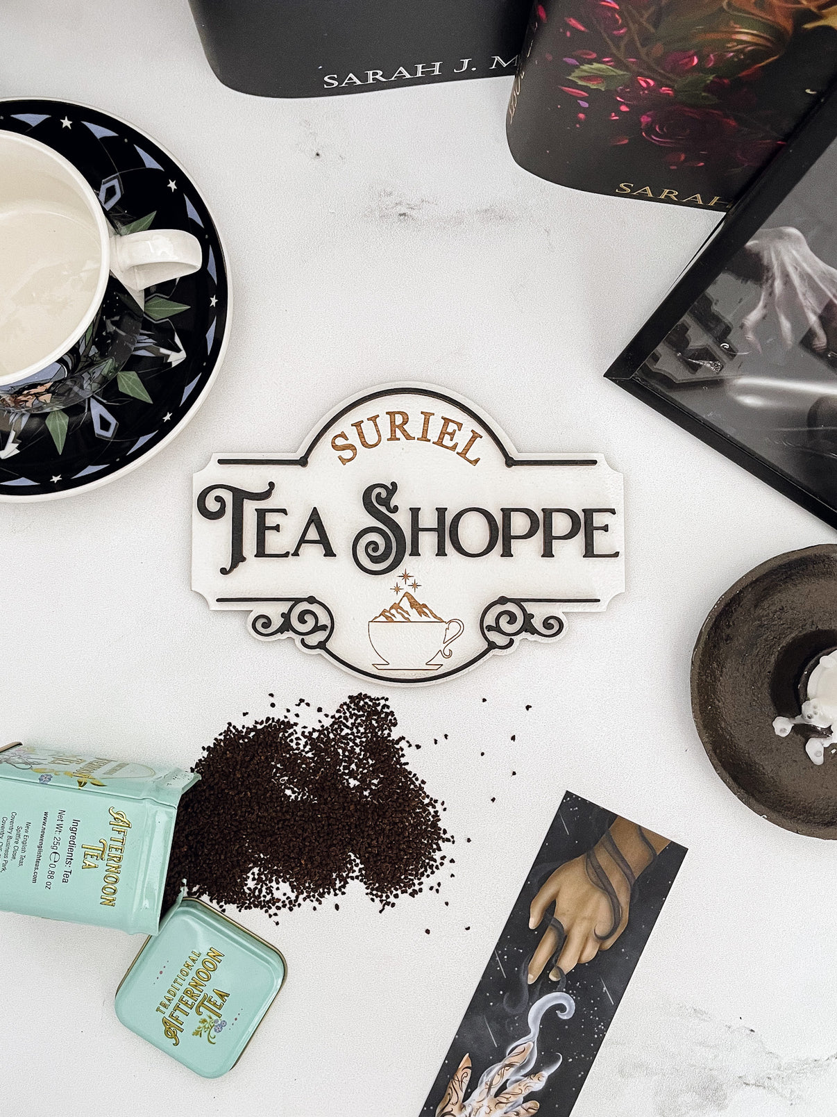 The Suriel Tea Shoppe Sign – firedrakeartistry